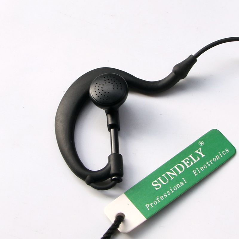 2x Clip Ear Headset/Earpiece Mic For Oricom Handheld UHF CB Radio PMR ...