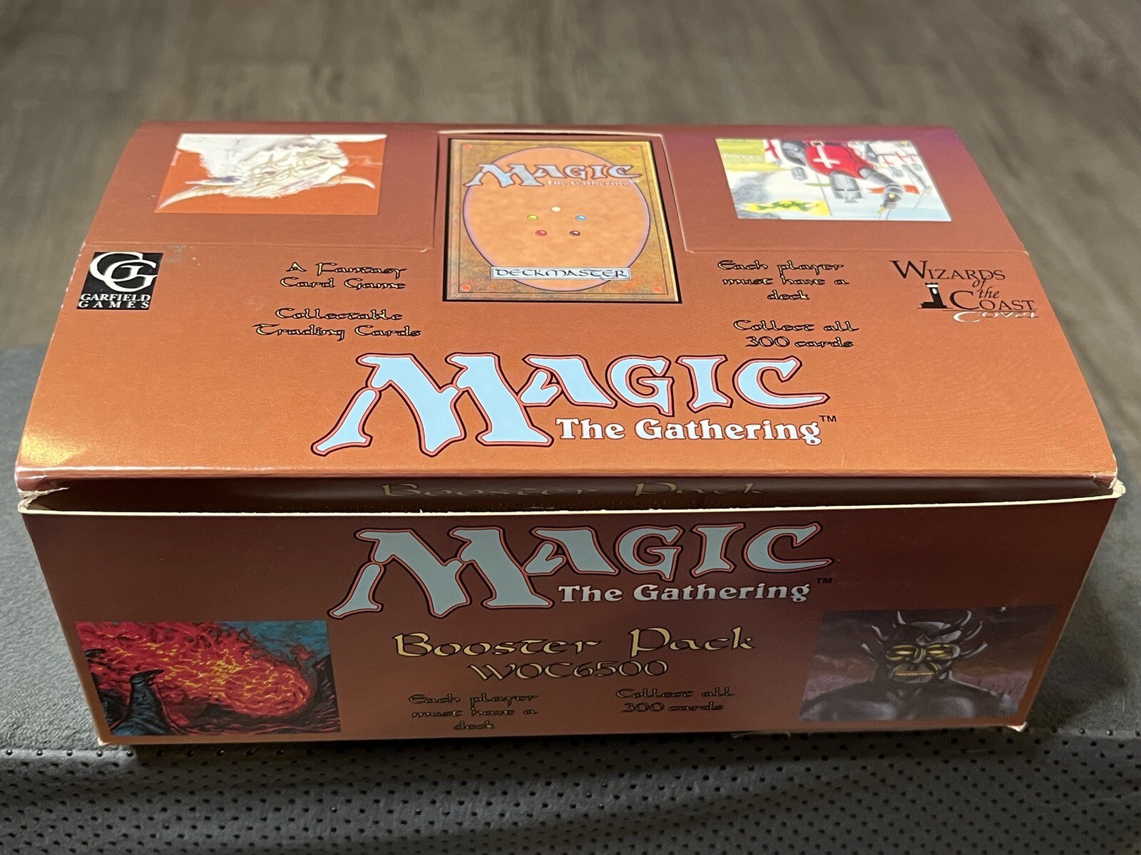 Vintage Magic Gathering Empty 1993 Alpha Booster Pack Box, Garfield ...