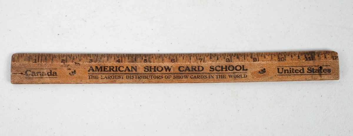 Wooden School Ruler