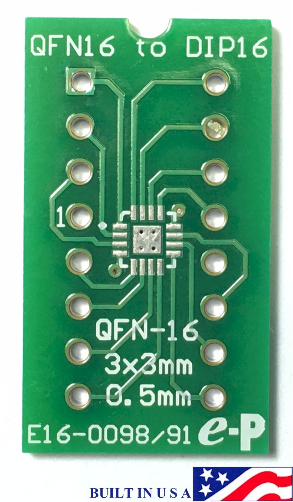 QFN16 to DIP16 Adapter (0.5mm, 3x3mm) with Free IC Soldering option,US ...