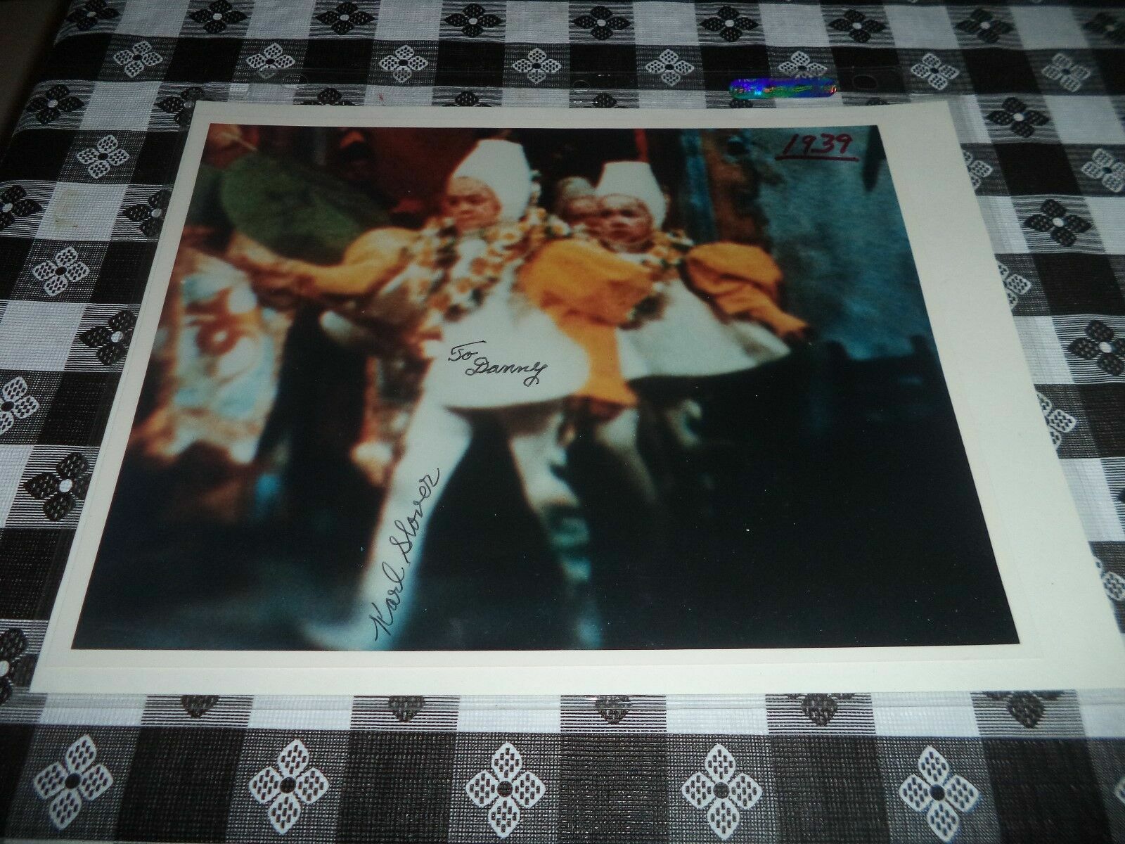 Wizard Of Oz Munchkin Karl Slover Genuine Signed 8x10 Color Photo ...