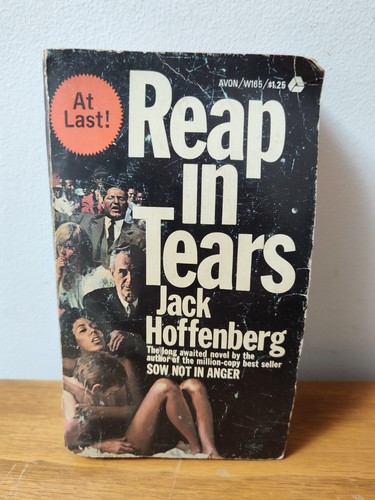REAP IN TEARS By JACK HOFFENBERG 1969 First Avon Printing Paperback PB ...
