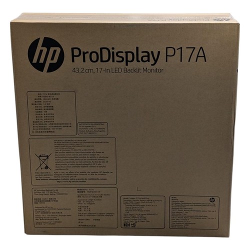 HP ProDisplay P17A 17-inch 5:4 LED Backlit Monitor - New | eBay