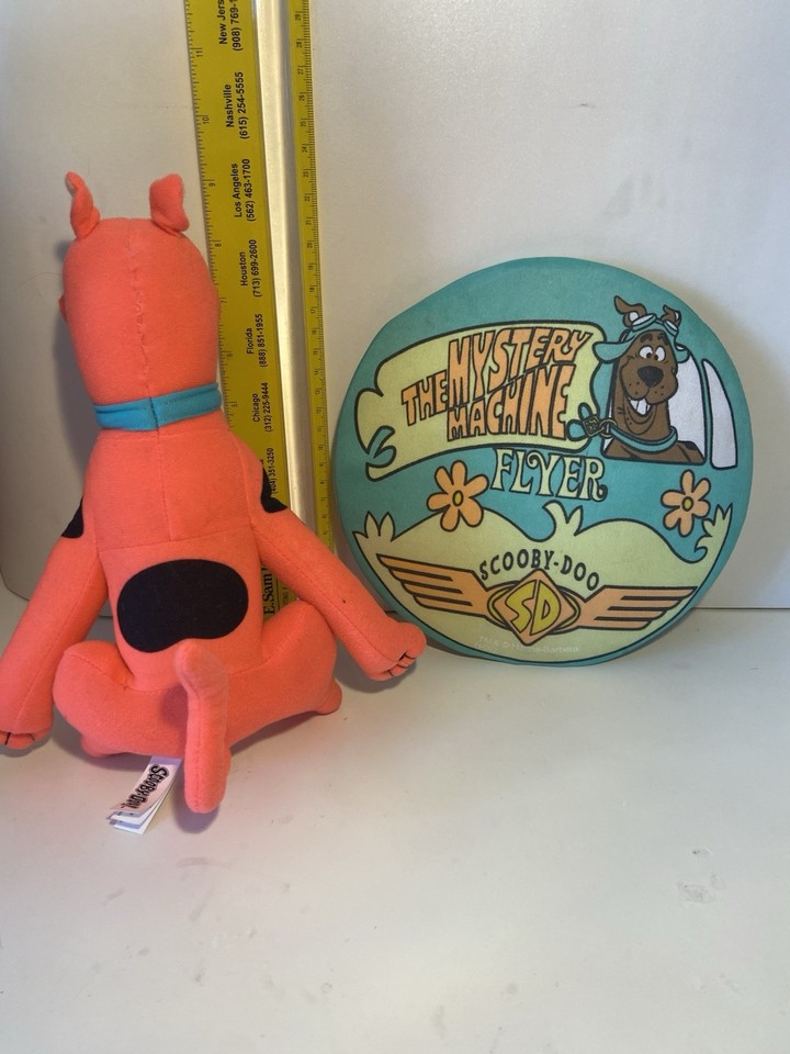 Scooby Doo Orange Neon Plush 9" Mini - Toy Factory + The Mystery ...