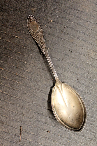 Antique Whiting Sterling Silver “Arabesque” Spoon 1875 Roehm & Wright 1 ...