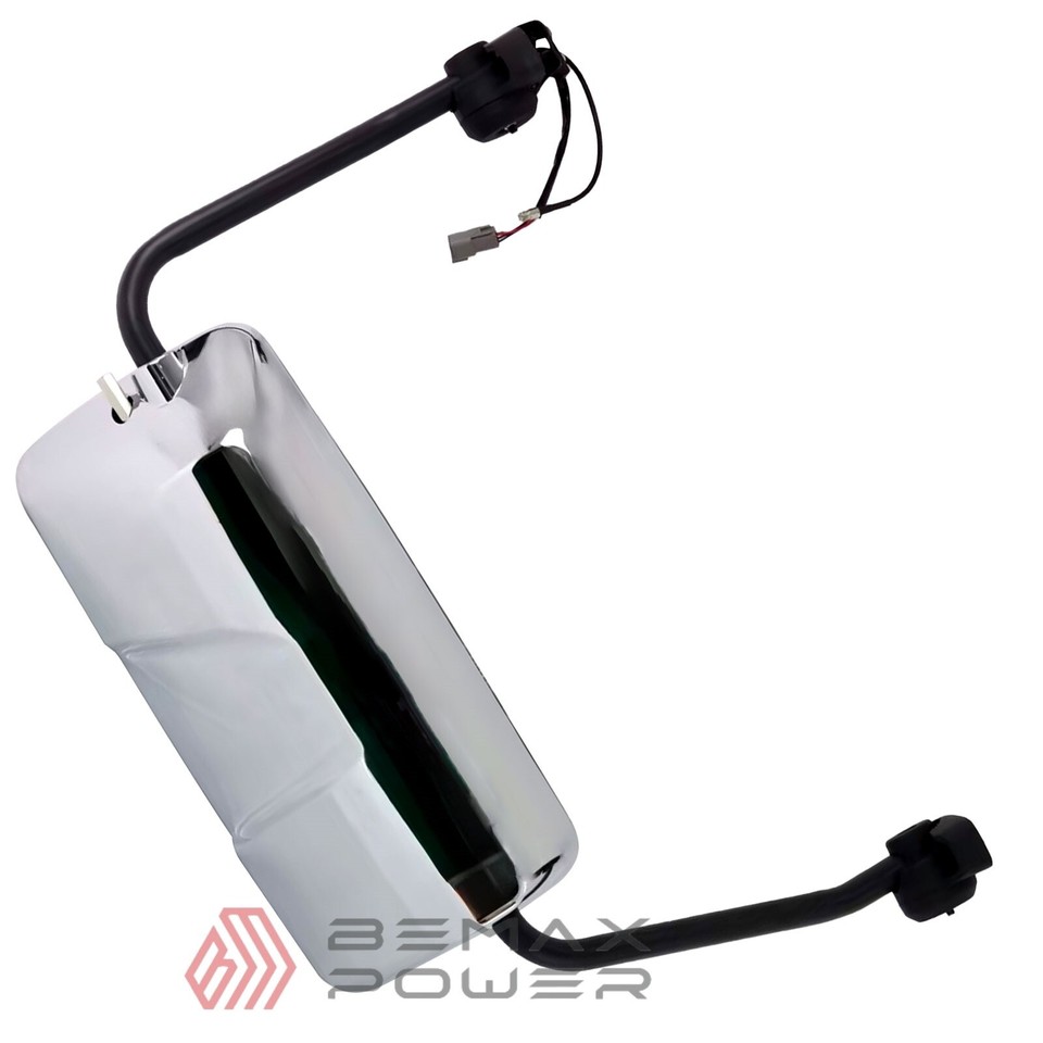 Chrome Power Heated Door Mirror with Arm For Mack Anthem, Passenger ...