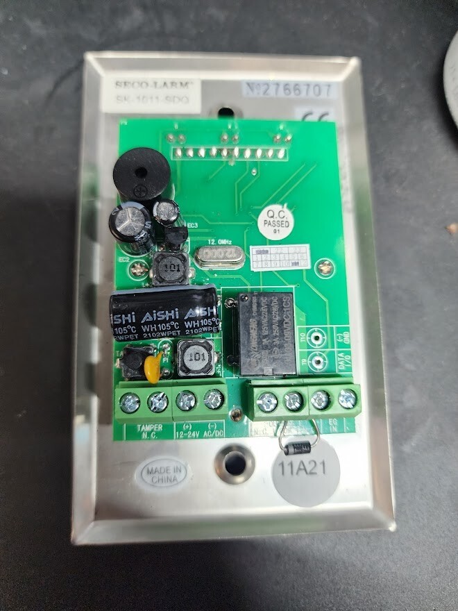 SECO-LARM SK-1011-SDQ Access Control Keypad, 1,000 Users 1 relay output ...