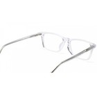 Rectangular Clear Acetate Glasses for Men Women Spring Hinges ...