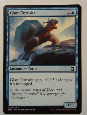 Giant Tortoise *Common* Magic MtG x1 Eternal Masters SP | eBay