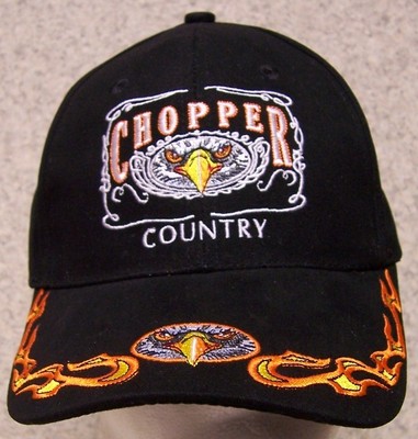 Embroidered Baseball Cap Motorcycle Chopper Country NEW 1 hat size fits ...