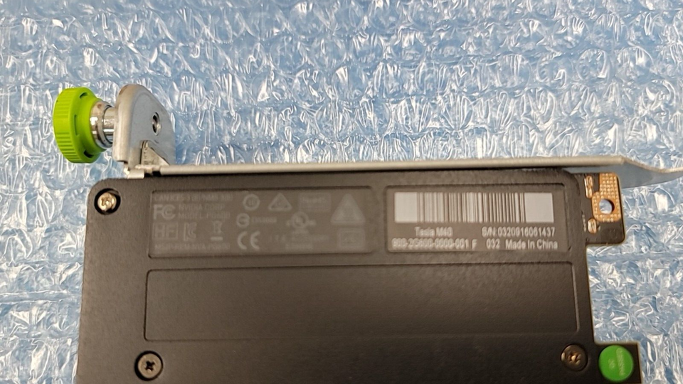 TESLA M40 NVIDIA PG600 900-2G600-0010-000 F 12GB GDDR5 PCI-E 3.0X16 GPU ...