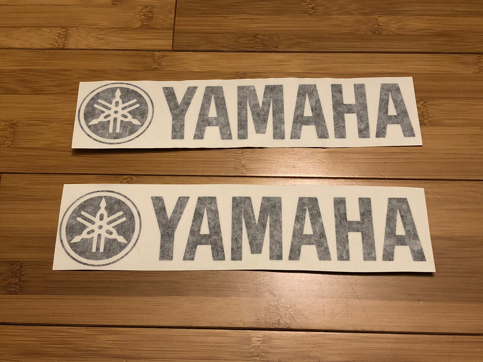 "Yamaha Logo 9"" Sticker (set Of 2) Black Vinyl Motorbike ATV MX ...