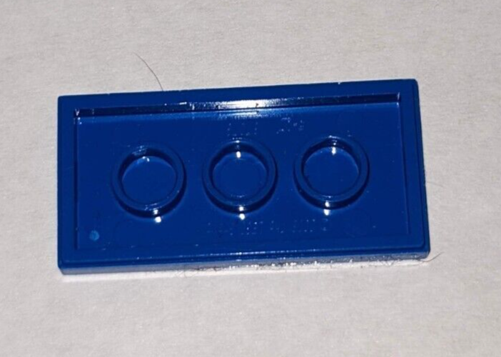 LEGO BLUE 2X4 TILE WITH 2 DOLPHINS IN MOSAIC POOL PATTERN PIECE PART ...