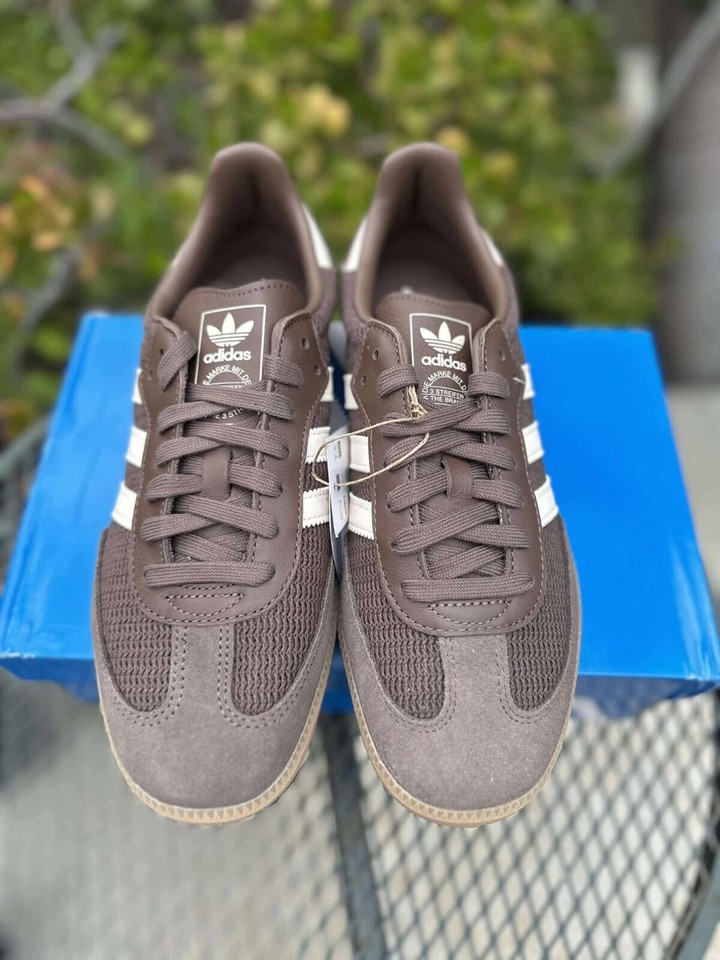 Adidas Samba OG Earth Strata Wonder White JI3184 Mens Sneakers | eBay