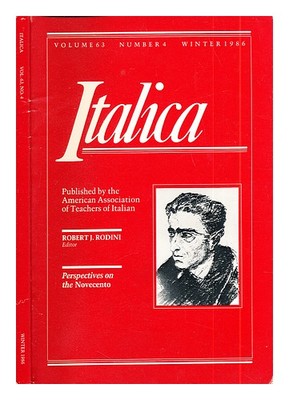 RODINI, ROBERT J. [ED.]. ASSOCIAZIONE AMERICANA DEGLI INSEGNANTI DI ...
