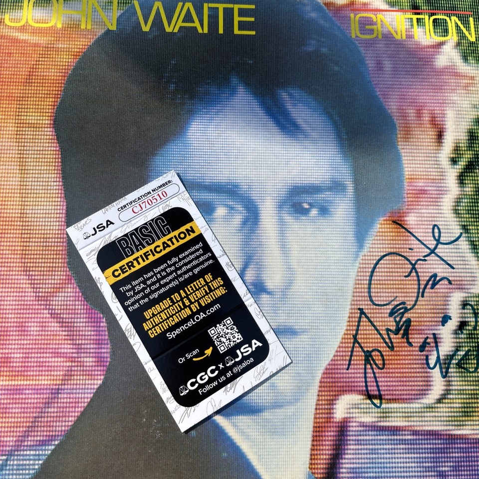 JOHN WAITE Signed Ignition Album JSA COA Certified Autograph & Hand ...