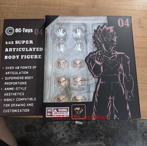 OC Toys 004 Vegetto 3.0 Base Black Hair Form 1/12 Action Figure ...