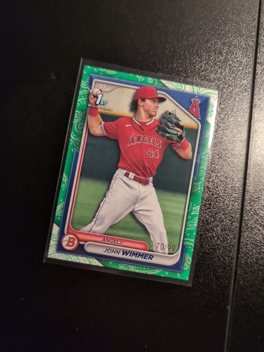 2024 Bowman John Wimmer BP-78 1st Green Pattern /99 | eBay