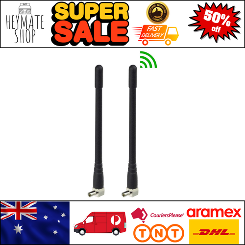 2-pack 4G LTE 3Dbi External TS9 Aerial Antenna For 4G Lte Mifi Mobile ...