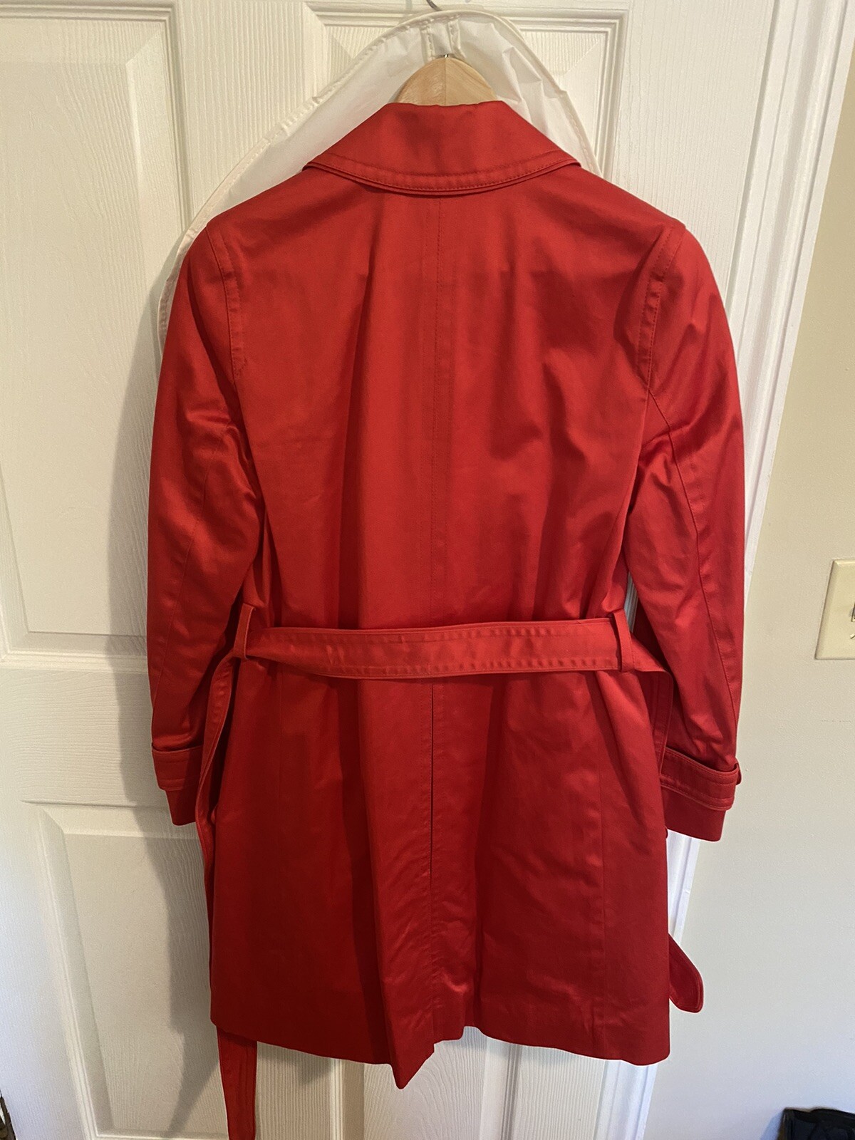 COACH All Weather Trench Coat Red/Scarlet - Gem