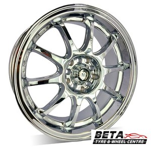 4X 17 INCH CHROME Alloy Mag Wheels Rim For Civic,Corolla,WRX,Lancer ...