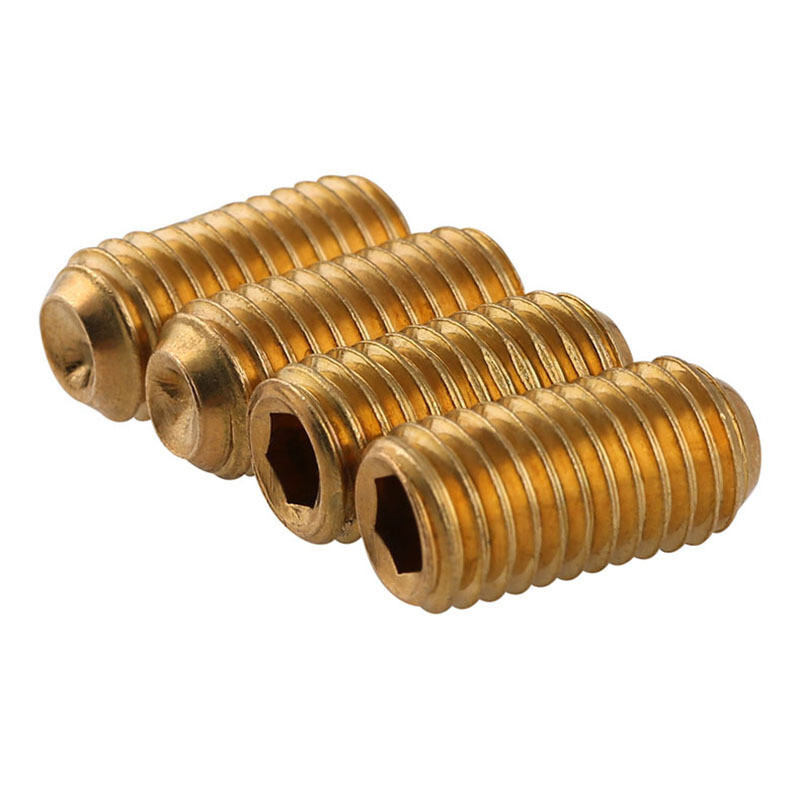 Brass Hex Socket Set Screws Cup Point Grub Screws M2 M3 M4 M5 M6 M8 M10 ...