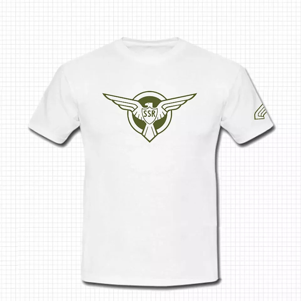 Captain America SSR Shield Cotton Tee Cosplay T-shirt S-2XL | eBay UK