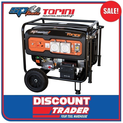 SP 15Hp 8.1KVA Construction Series Generator Torini Motor Sine Wave ...