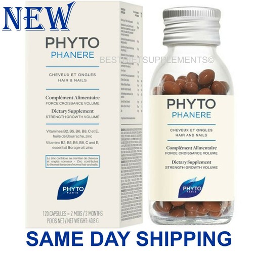 Phyto Phytophanere Hair & Nails Supplement 120 Caps 2 Month Supply ...
