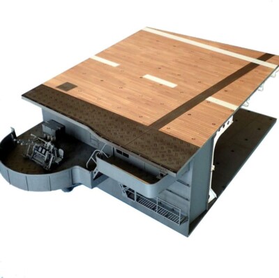 1/72 IJN Aircraft Carrier Flight Deck & Hangar Model Kit | eBay