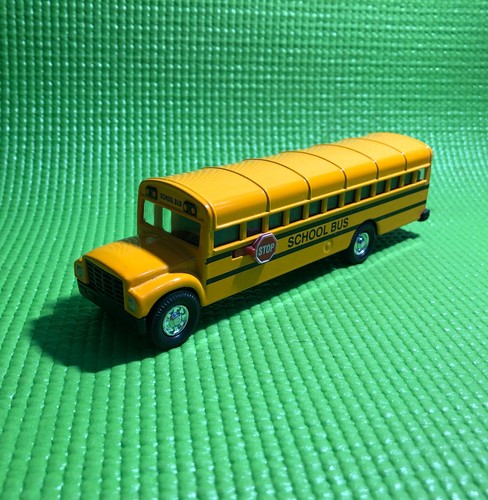 School Bus Pull Back Die Cast 6” Yellow | eBay
