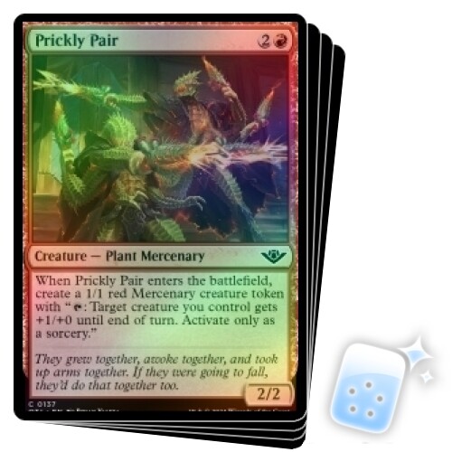 FOIL PRICKLY PAIR X4 Outlaws Of Thunder Junction OTJ Magic MTG MINT ...
