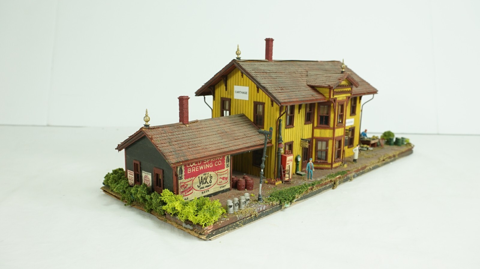 FSM HO Scale Diorama Passenger Freight Station Building # 110 Built Kit ...