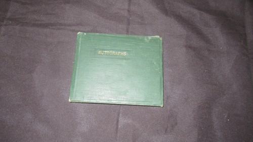 VINTAGE 1940s AUTOGRAPH ALBUM SIGNED TREVOR HOWARD, SUSAN SHAW ETC ...