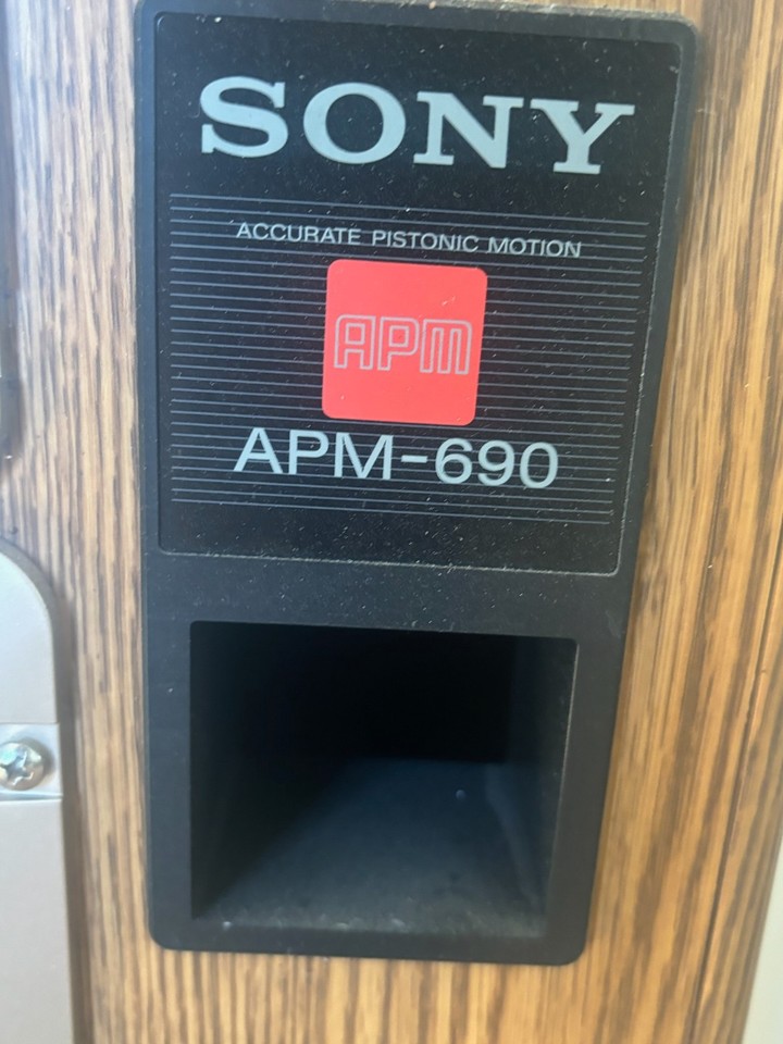 Sony APM-690 Speakers VERY GOOD CONDITION SOUND TESTED RARE VINTAGE ...