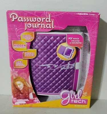 NEW 2010 Girl Tech Password Journal Voice Activated Diary | eBay