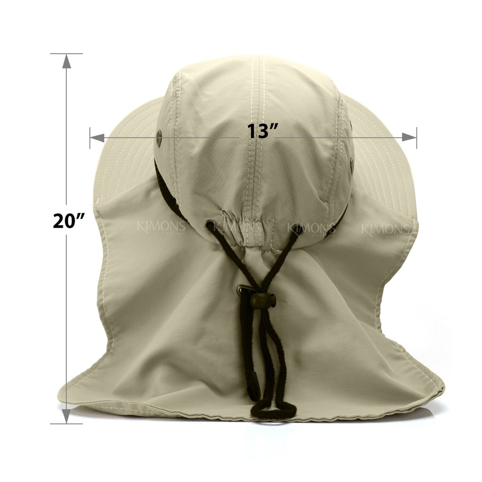 Boonie Wide Brim Men Women Garden Bucket Hat Neck Cover Visor Sun ...