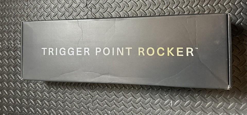 Trigger Point Rocker Back Pain Reduction and Muscle Strengthening Black ...