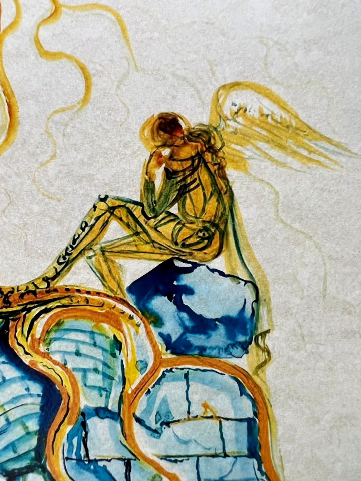 Salvador Dali Lithograph COA Original Signed Op Numbered In Pencil ...