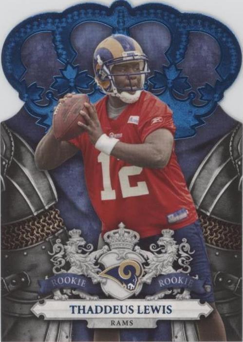 2010 Panini Crown Royale - Thaddeus Lewis #193 Blue /100 (RC) for sale ...