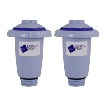 2 Pack- Nature 2 Zodiac Express Swimming Pool Mineral Sanitizer ...