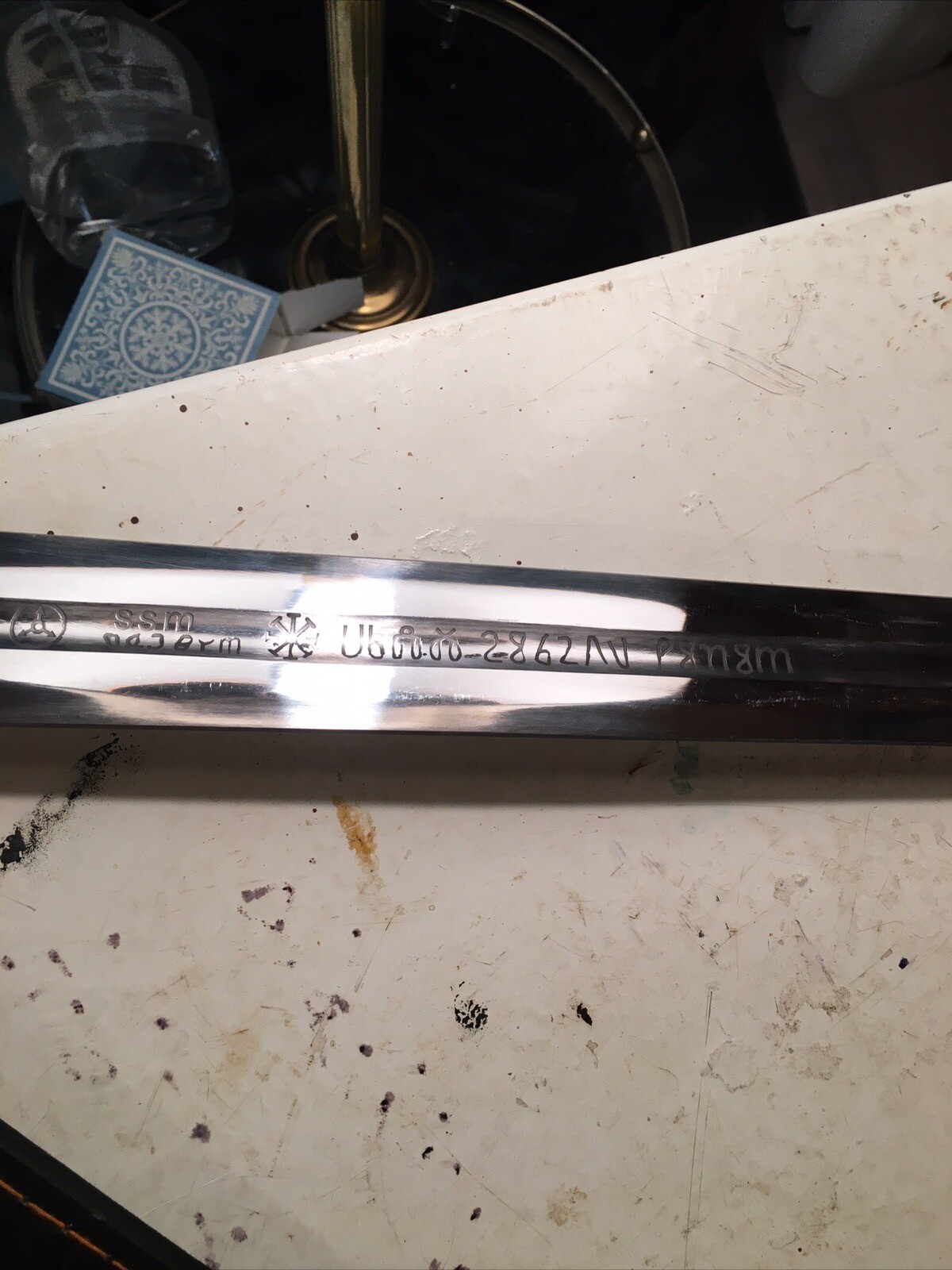 The Witcher 3 Sword Silver Rune Of Geralt Of Rivia Replica W/ Scabbard ...