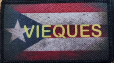 Puerto Rico Flag VIEQUES Patch W/ VELCRO® Brand Fastener Camouflage | eBay