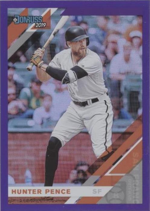2019 Panini Donruss - Hunter Pence #168 Holo Purple for sale online | eBay