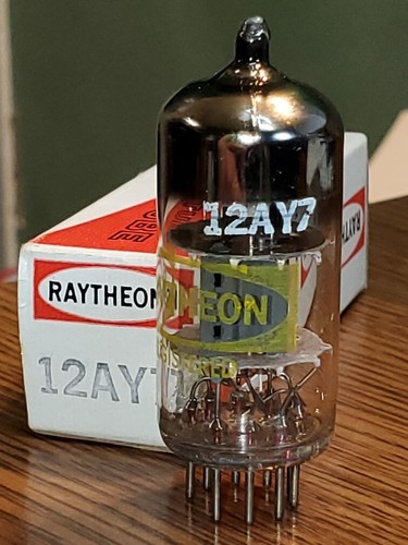 12AY7 Mullard Blackburn NOS/NIB MaxiPreamp2/TV7 tested ( 1 ) tube lot ...