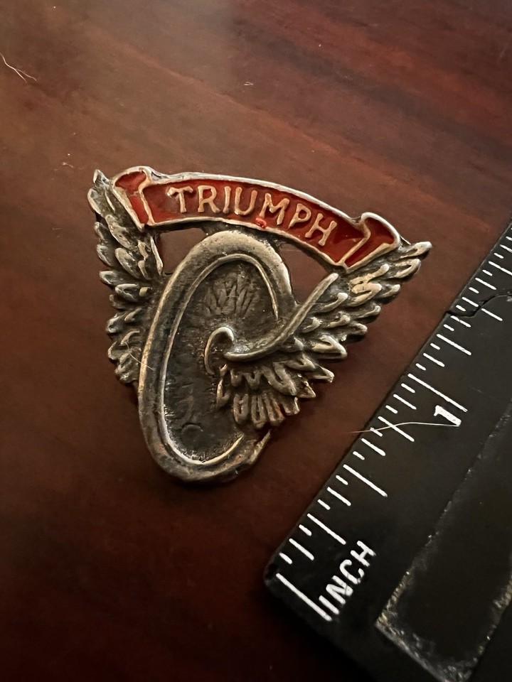 Triumph Pin Motorcycle Wings Vest Hat Shirt Badge Emblem Tank Jacket ...