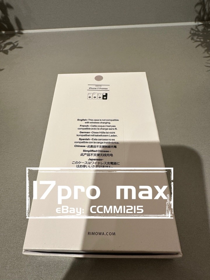 Rimowa phone Case iphone 17 Pro Max Sliver phone case-Specially ...