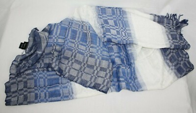 Cejon Women's Italian Scarf Color Blue/White | eBay