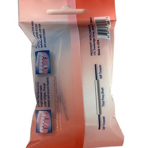 Proxysoft Bridge & Implant Interdental Cleaners - Pack of 30 Pre-Cut ...