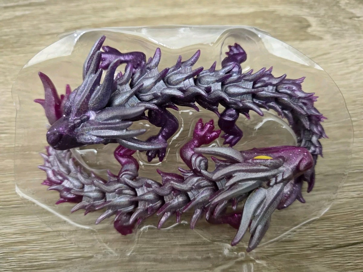 Purple And Silver Dragon